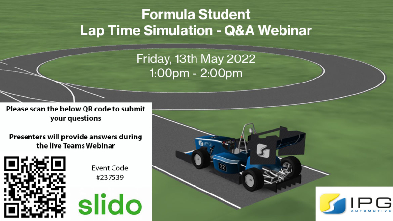Lap Time Simulation event Q&A webinar #2