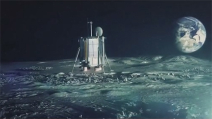 Engineers launch commercial moon mission