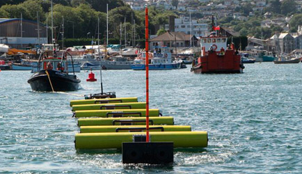 Plastic wave device goes for sea trials